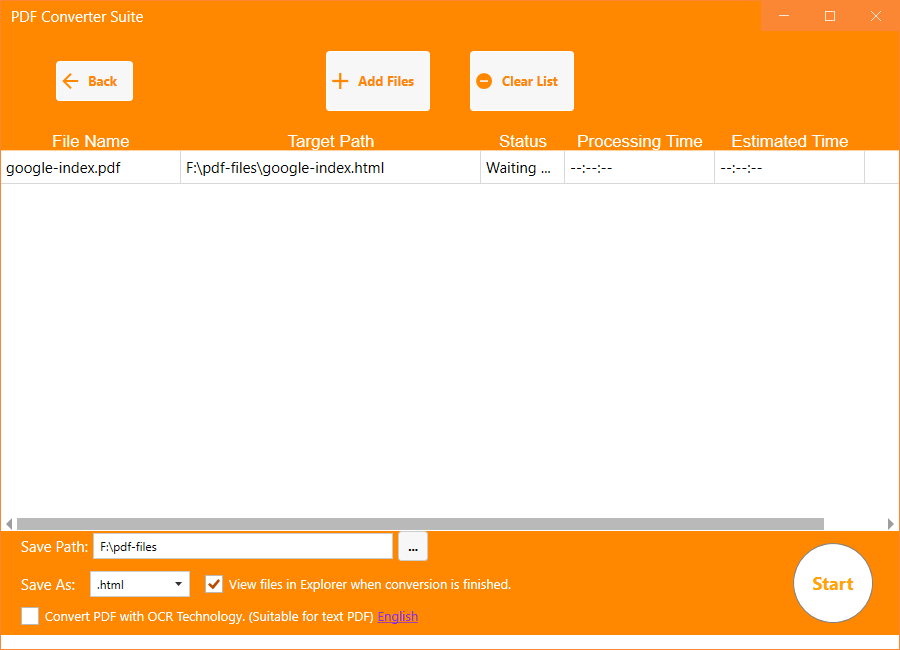 Convert PDF To Html